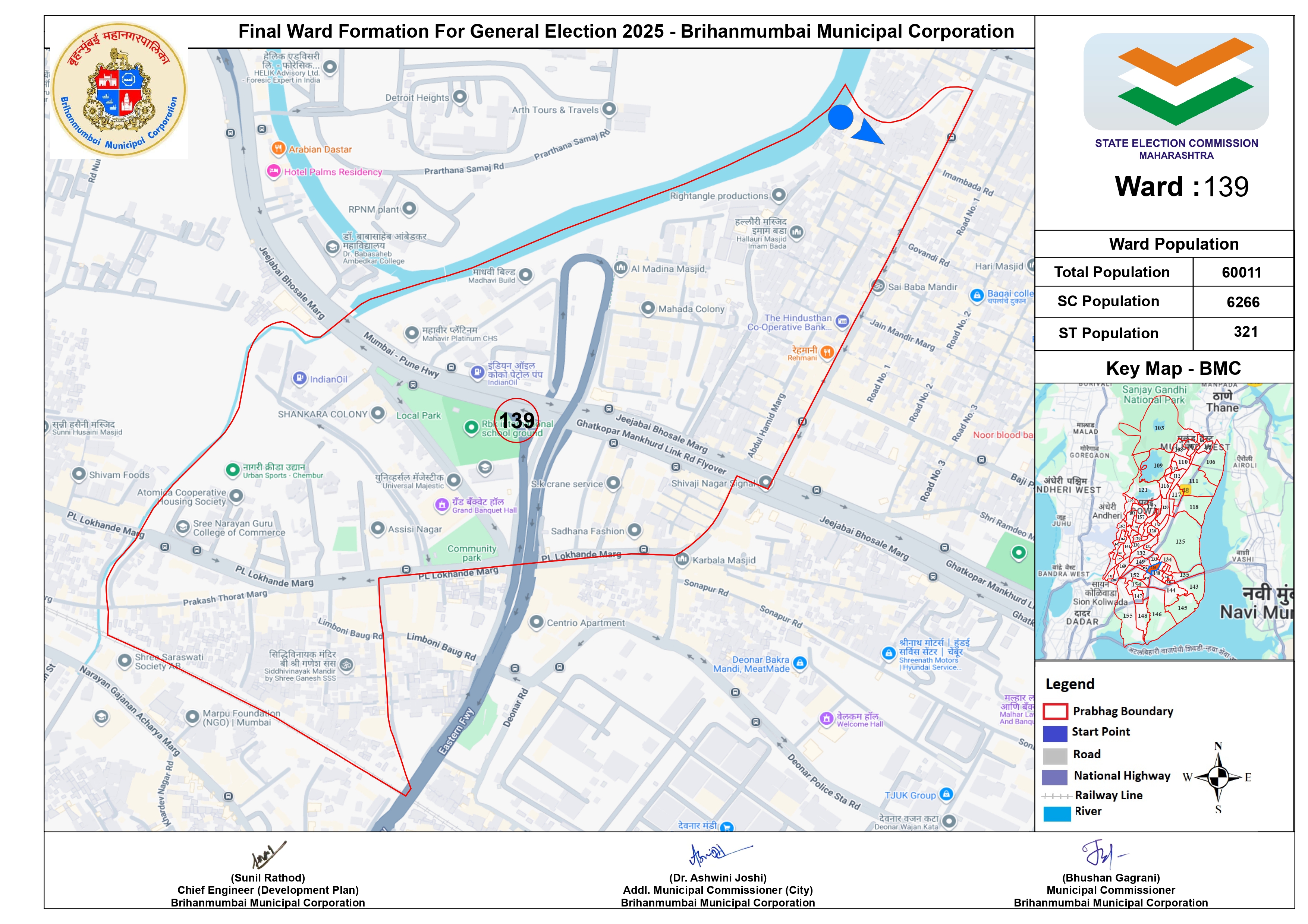 BMC Election 2022 Ward No 139, Details of Wards in Mumbai, Ward Map ...